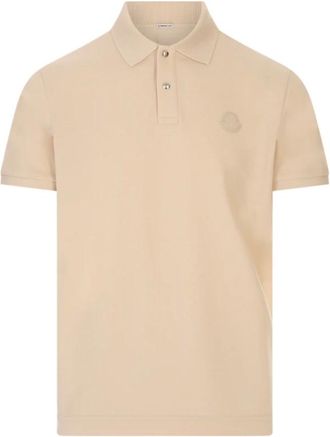 Moncler Homme, Tops, Brun, Taille: S Polo &agrave; Manches Courtes