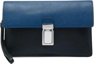 Prada Pre-owned Saffiano Clutch - Femme - Pre-owned - Multicolore - Taille: ONE Size