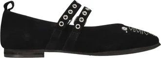 De Siena shoes Femme, Chaussures, Noir, Taille: 39 EU Ballerines en Daim