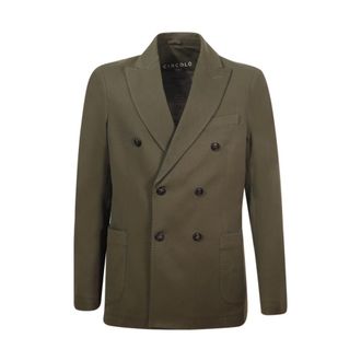 Circolo 1901 Homme, Vestes, Vert, Taille: XL Veste Style Militaire