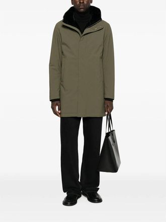 Herno Hooded Technical Coat - Green