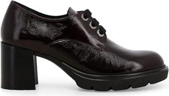 Melluso Mocassin Femme Confortable et &eacute;l&eacute;gant en Cuir Verni avec Bord l5265 37.5