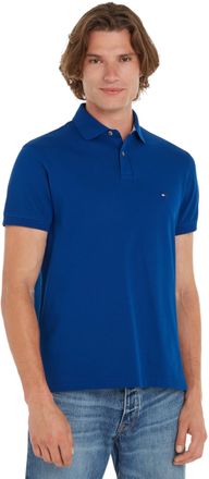 Tommy Hilfiger Herren Poloshirt Kurzarm Core 1985 Regular Fit, Blau (Anchor Blue), M