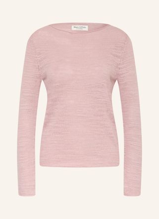 Marc O'Polo Marc Opolo Pullover Mit Leinen rosa