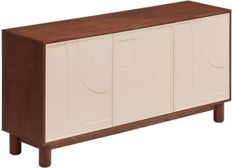 Atmosphera Anrichte 3 Türen 6 Regale Jilani braun 150x40cm Atmosphera créateur dintérieur