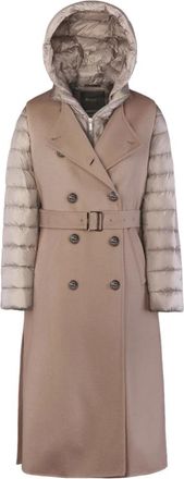 Moorer Femme, Manteaux, Brun, Taille: 34 FR Harna-Cwr Vest