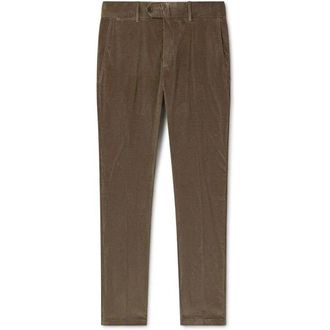 Hackett Homme, Pantalons, Brun, Taille: W32 Jean Droit en Velours C&ocirc;tel&eacute;