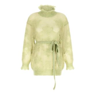 Twinset Maxi-Pullover - - Knitwear - Damen - Gr&uuml;n - L
