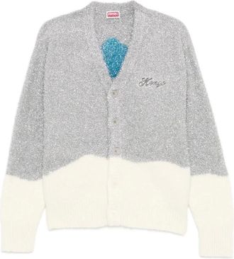 Kenzo Femme, Pulls, Gris, Taille: 36 FR Winter Holidays Cardigan