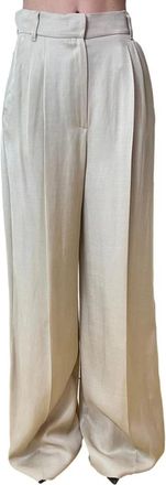Marella Femme, Pantalons, Beige, Taille: 46 FR Emme Palazzo Pant