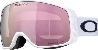 Oakley Flight Tracker Xm Ii Pink-Weiß - Stilvolle klassische Skibrille, Größe One Size - Farbe Matte White - Prizm Rose