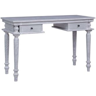 vidaXL Vidaxl - Bureau 115x50x78 cm Bois dacajou massif