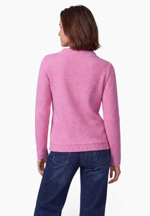 Cecil Langarmshirt mit Rippstrick-Struktur