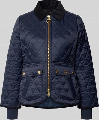Barbour Slim Fit Steppjacke mit Label-Stitching