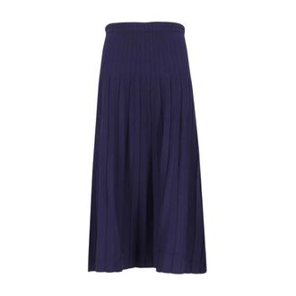 Staud Lena Midirock - - Skirts - Damen - Blau - S