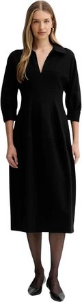 Liviana Conti Fleur Midi Kleid - - Dresses - Damen - Schwarzk - S