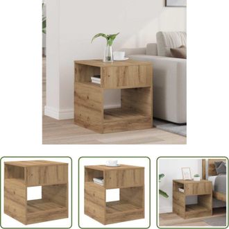 vidaXL vidaXL Stauraum - Beistelltisch Artisan-Eiche 40,5 x 40 x 45 cm Holzwerkstoff