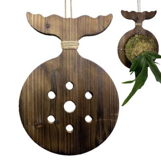 Generic Pflanzbrett f&uuml;r Holzwand - Vertikale Staghorn Farn Pflanze, platzsparende Gartendekoration, h&auml;ngende Pflanze Display-Panel | Schlafsaal Schlafzimmer B