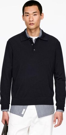 Arket Polopullover Aus Merinowolle -Blau