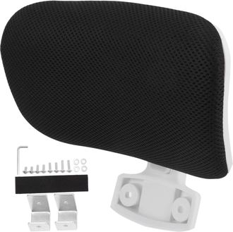 PartyKindom Verstellbare Kopfstütze für Bürostuhl Nackenschutz Komfortables Stuhlkissen Höhenverstellbares Kopfpolster für Büro und Zuhause Einfach zu Montieren A