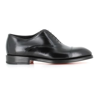 Santoni Oxford Schuh - - Shoes - Herren - Schwarzk - 41 1/2 EU