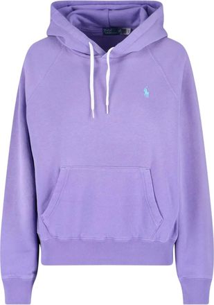 Polo Ralph Lauren hoodie à motif Polo Pony brodé - Violet