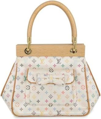 Louis Vuitton Sac &agrave; main monogramme vintage Pre-owned en satin - Femme - Pre-owned - Multicolore - Taille: ONE Size