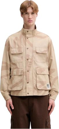 by Parra Veste de terrain Birds Fly Free - Homme - Vestes - Beige - Taille: M