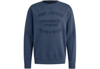 PME Legend Sweatshirt Crewneck gd terry mit Schriftzug