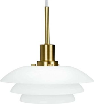Dyberg Larsen [GEBRAUCHT] B-Ware Dyberg Larsen Dl20 Pendellampe H&auml;ngelampe Glaslampe Messing Esszimmerlampe G9