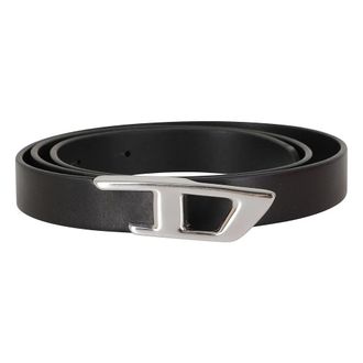 Diesel Bd Logo 2.0 G&uuml;rtel - - Accessories - Damen - Schwarzk - 80 CM