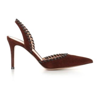 Gianvito Rossi Femme, Chaussures, Brun, Taille: 37 EU 85 D&eacute;collet&eacute;
