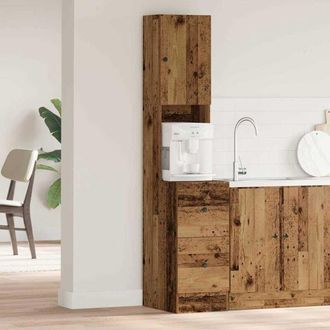 vidaXL Vidaxl - Meuble de cuisine avec tiroir Bois ancien Bois ding&eacute;nierie