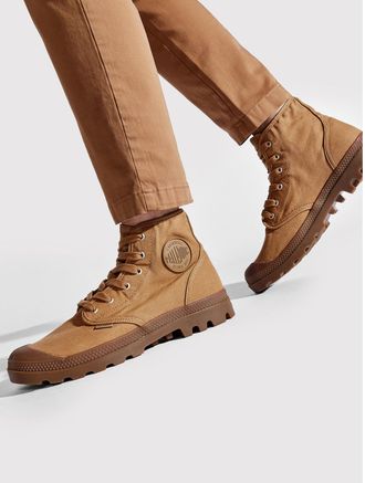 Palladium Schn&uuml;rstiefeletten Palladium Pampa Hi 02352-209-M Braun