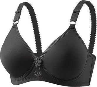 Generic Ensemble de sous-v&ecirc;tements sexy pour femme - Bretelles r&eacute;glables - Couverture compl&egrave;te - Soutien-gorge confortable sans armatures - Soutien-gorge sans