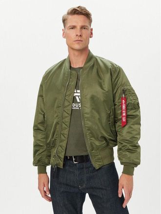 Alpha Industries Alpha Industries Bomberjacke Ma-1 100101 Gr&uuml;n Regular Fit