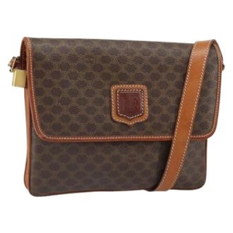 Celine Sac bandouli&egrave;re vintage Pre-owned - Femme - Pre-owned - Brun - Taille: ONE Size