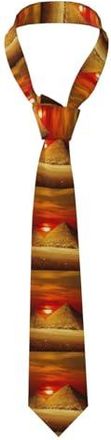 Generic Cravate Pour Hommes Pyramides &Eacute;gyptiennes &Eacute;gypte R&eacute;glable Tie Tendance Cravate Pour Homme Pour Mariage Travail C&eacute;l&eacute;brations
