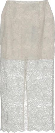 Rotate Rotate Birger Christensen, Femme, Jupes, Beige, Taille: 40 FR Jupe Midi en Dentelle
