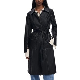 Desigual Schwarzer Damenmantel Statement Piece - - Coats - Damen - Schwarzk - XL