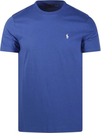 Ralph Lauren Homme, Tops, Bleu, Taille: L T-shirt ras du cou en jersey coupe ajust&eacute;e personnalis&eacute;e Ralph Lauren