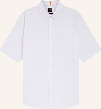 HUGO BOSS Casual Hemd Rash_2_M Regular Fit weiss