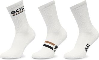 HUGO BOSS Lange Socken 50568283 Wei&szlig;