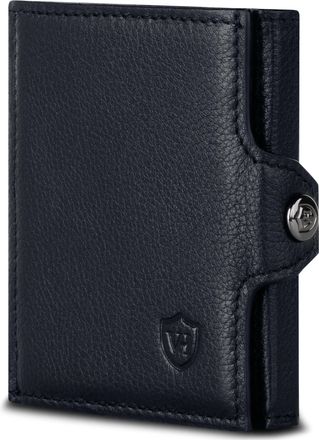 Von Heesen Slim Wallet mit XXL M&uuml;nzfach & RFID-Schutz - Mini Geldb&ouml;rse Herren & Damen - Kartenetui Kreditkartenetui - Portmonee Geldbeutel Portemonnaie klein Sch