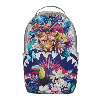 Sprayground Sprayground, unisex, Sacs, Multicolore, Taille: ONE Size Flowering Jungle Shark Backpack