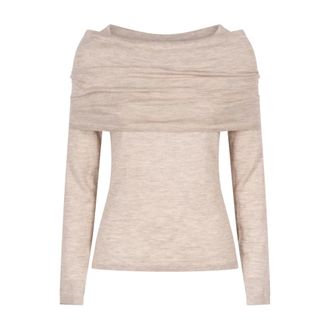 Max Mara Damen, Strickwaren, Beige, MGr&ouml;&szlig;e