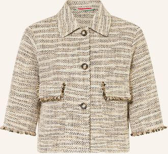 Cinque Cinque Tweed-Kastenjacke Cilucky Mit 3/4-Arm gruen
