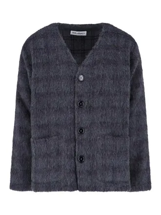 Our Legacy Cardigan - Plum Check