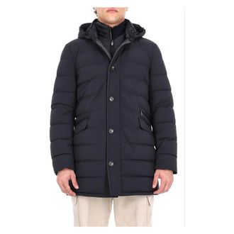 Moorer Calandri-Kn Long Daunenjacke - - Jackets - Herren - Blau - XL