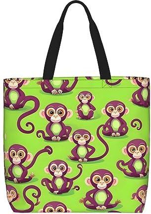 Generic Singe Vert Intelligent Sac Fourre-Tout L&eacute;ger Sacs De Courses Grand Sac Courses Pour Gym Quotidienne Plage